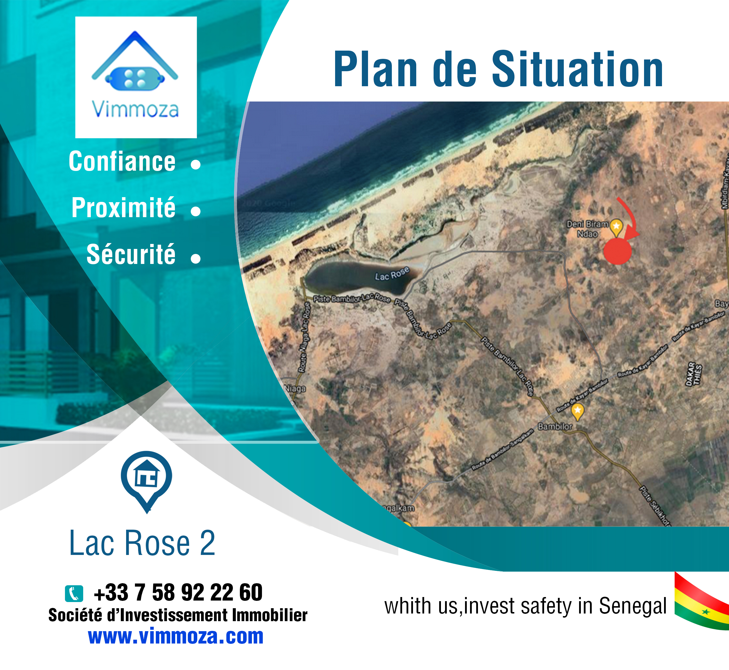 Terrain au Lac Rose 2 – Vimmoza